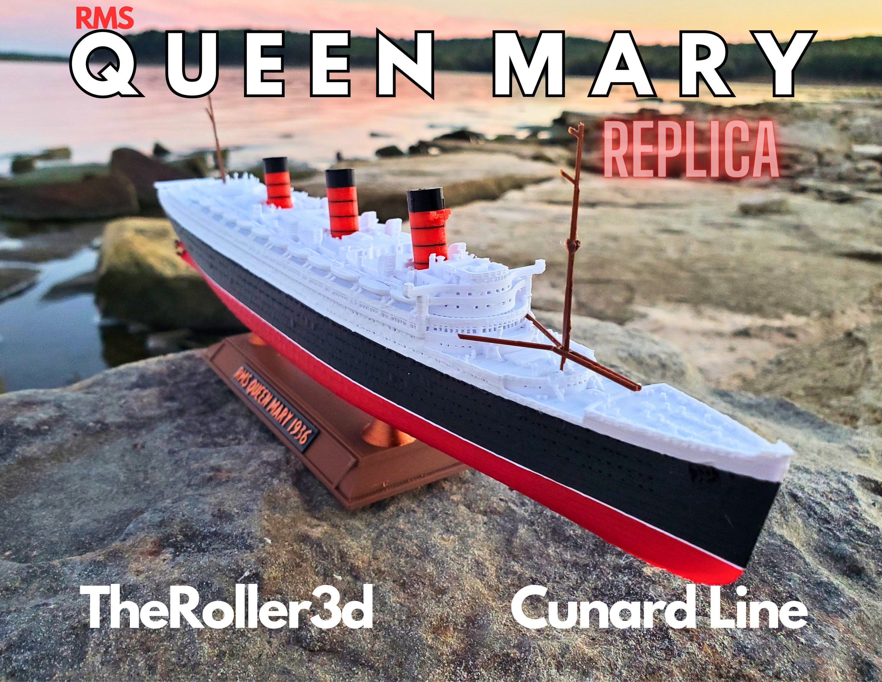 RMS Queen Mary Model 1 Foot in Length