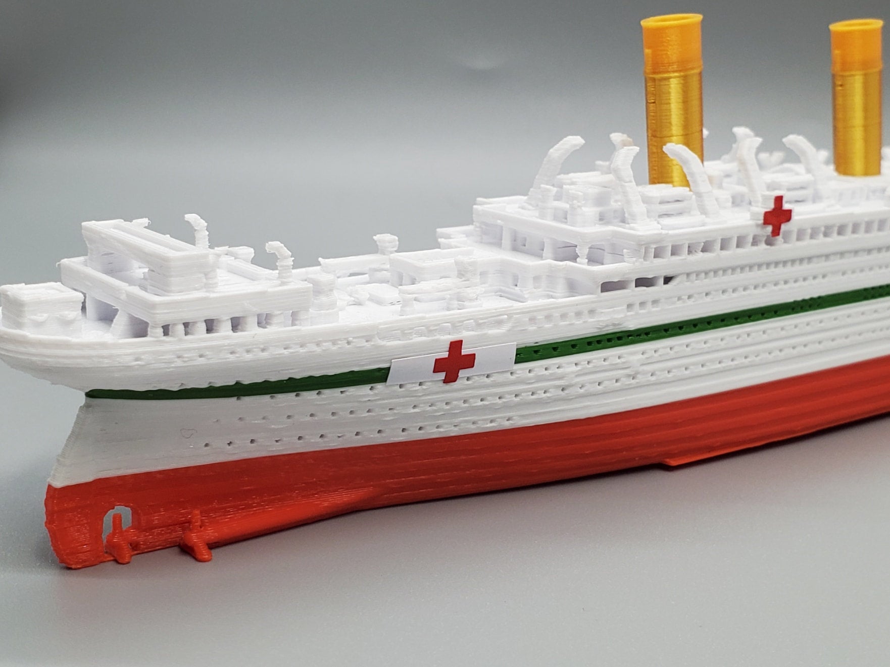 HMHS Britannic Model 2019 Design by TheRoller3d, 1 Foot in Length