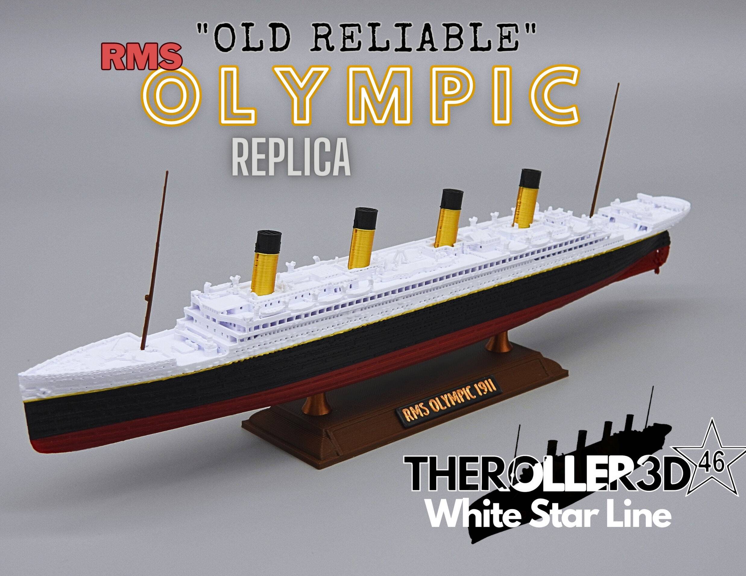 RMS Olympic Model, Highly Detailed Replica by TheRoller3d