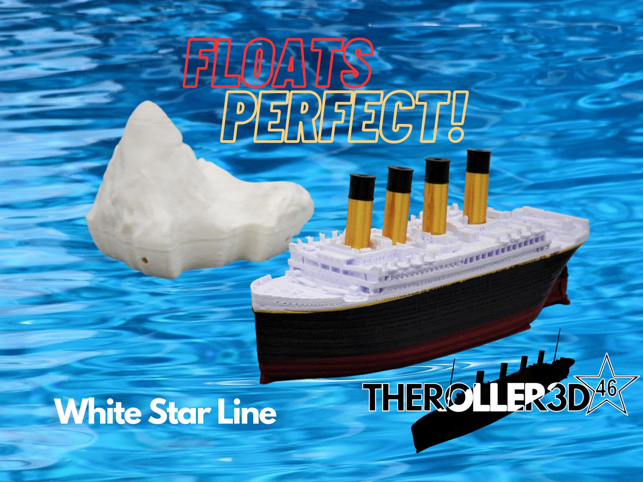 RMS TITANIC Floating Bathtub Model - Floats Perfect! Kid Tested ...