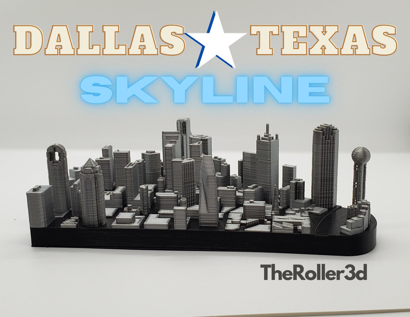 Dallas Texas Skyline 3d Print