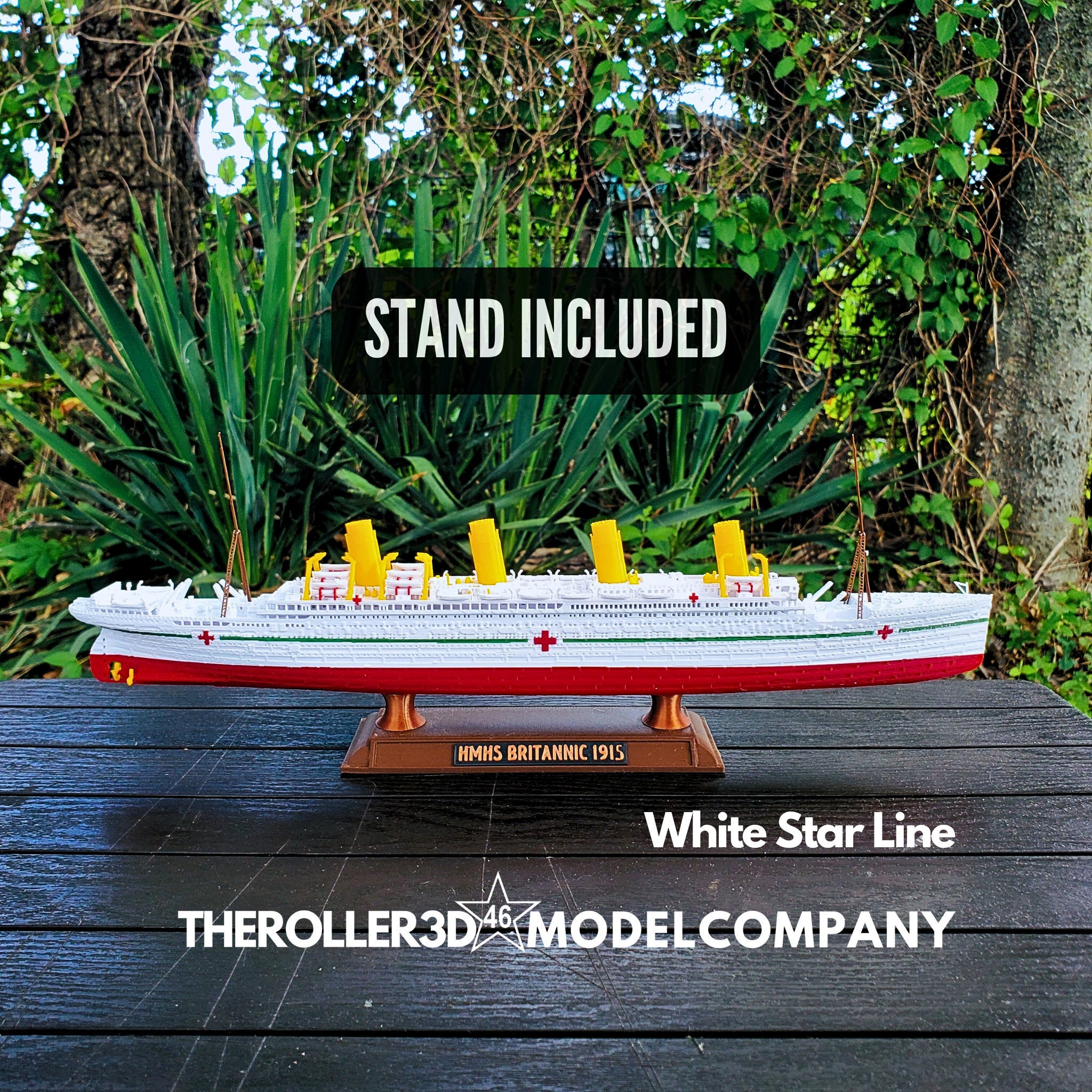 HMHS Britannic 2023 Updated Model Design by TheRoller3d, 1:900 Scale ...