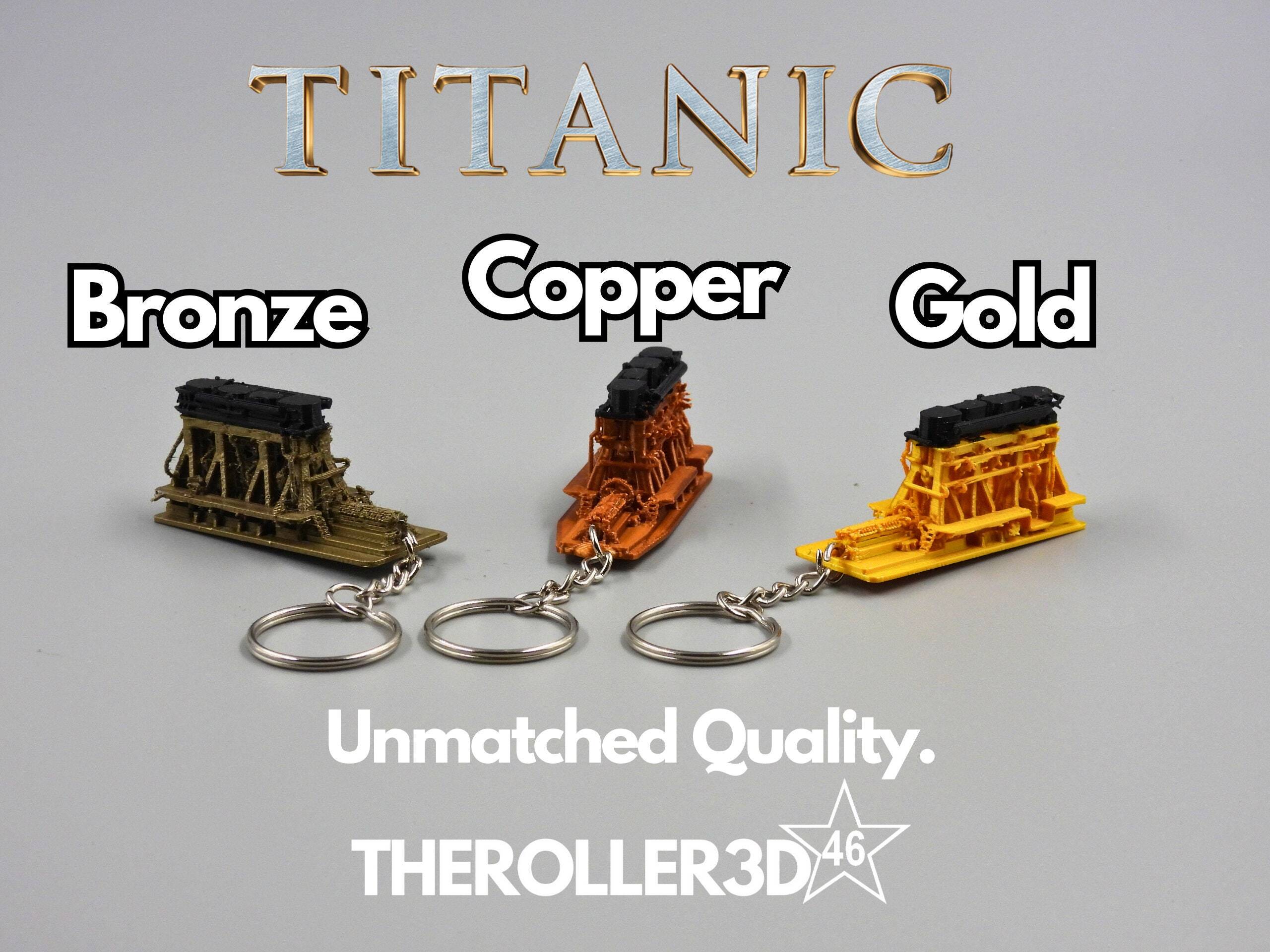 Titanic's Triple Expansion Reciprocating Steam Engine Model Keychain